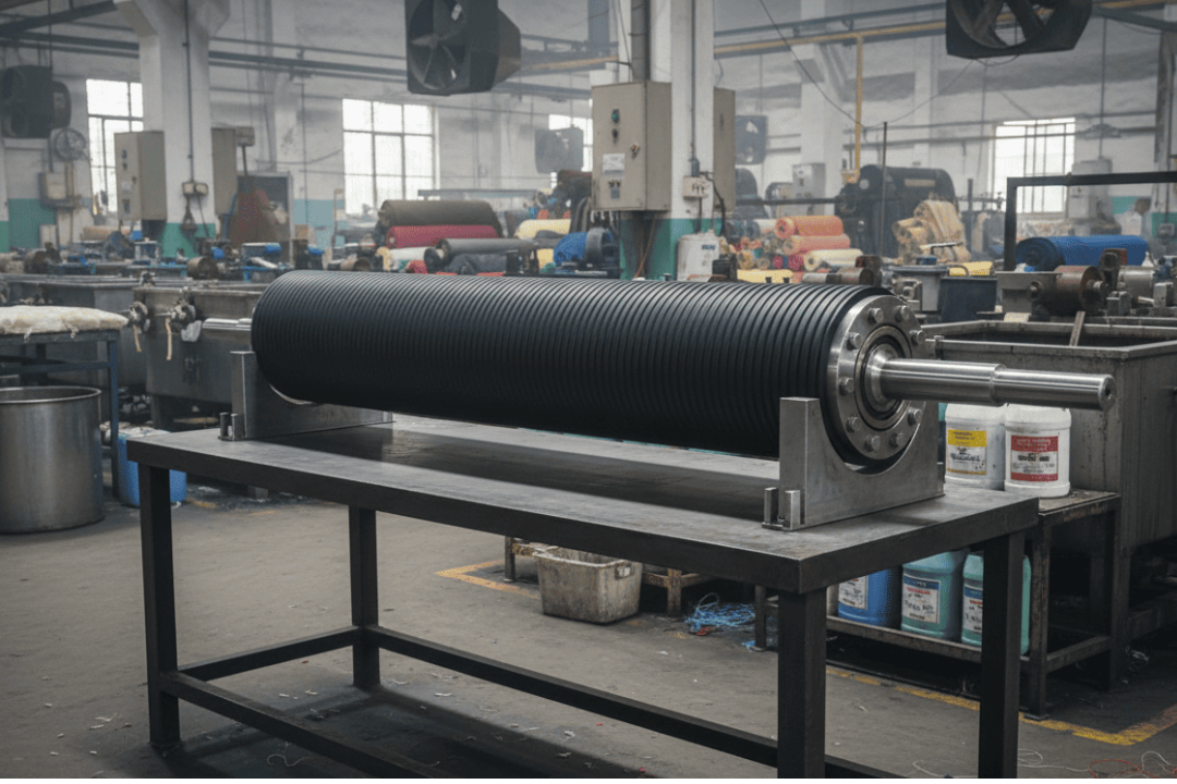 Ebonite Roller for Textile Dyeing & Bleaching - Siva Rollers