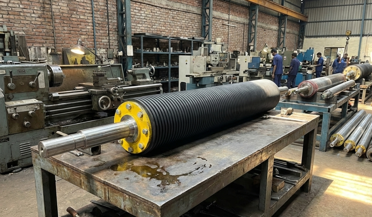 Ebonite Rubber Roller Manufacturer & Supplier | Get a Quote