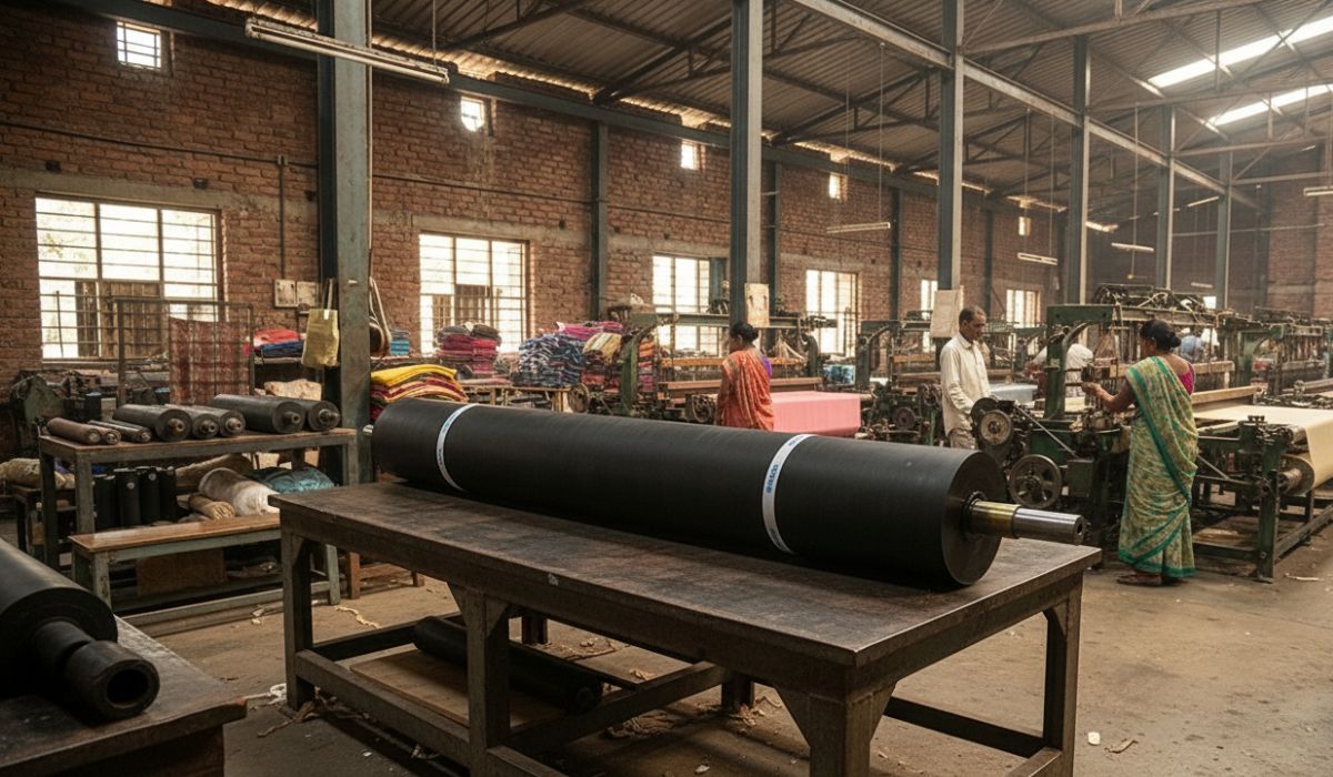 Textile Rubber Roller Manufacturer in India | Get a Quote