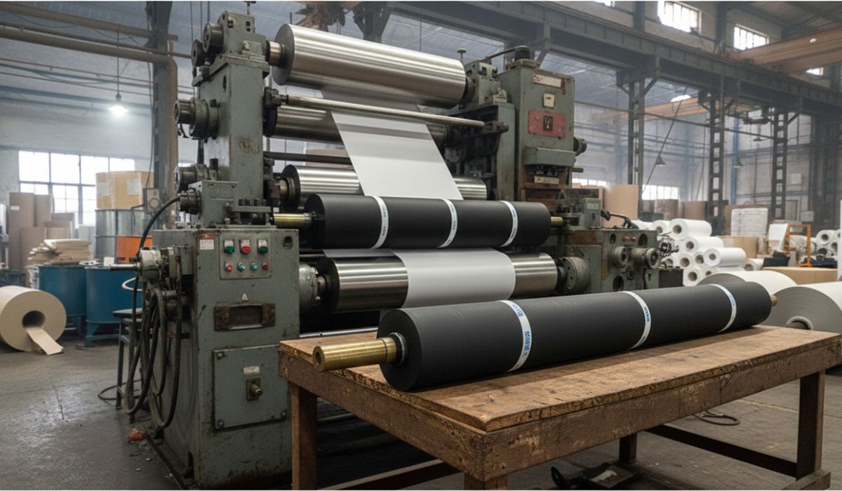 Rubber-Coated Rollers for Better Paper Coating & Calendering